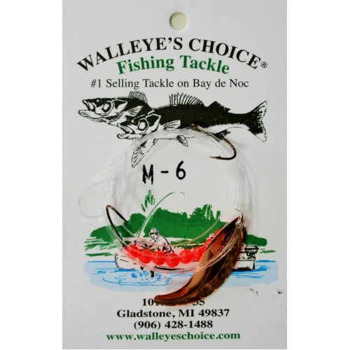 Walleye Spinner Rigs - Minnow Whiptail # 3 Blade